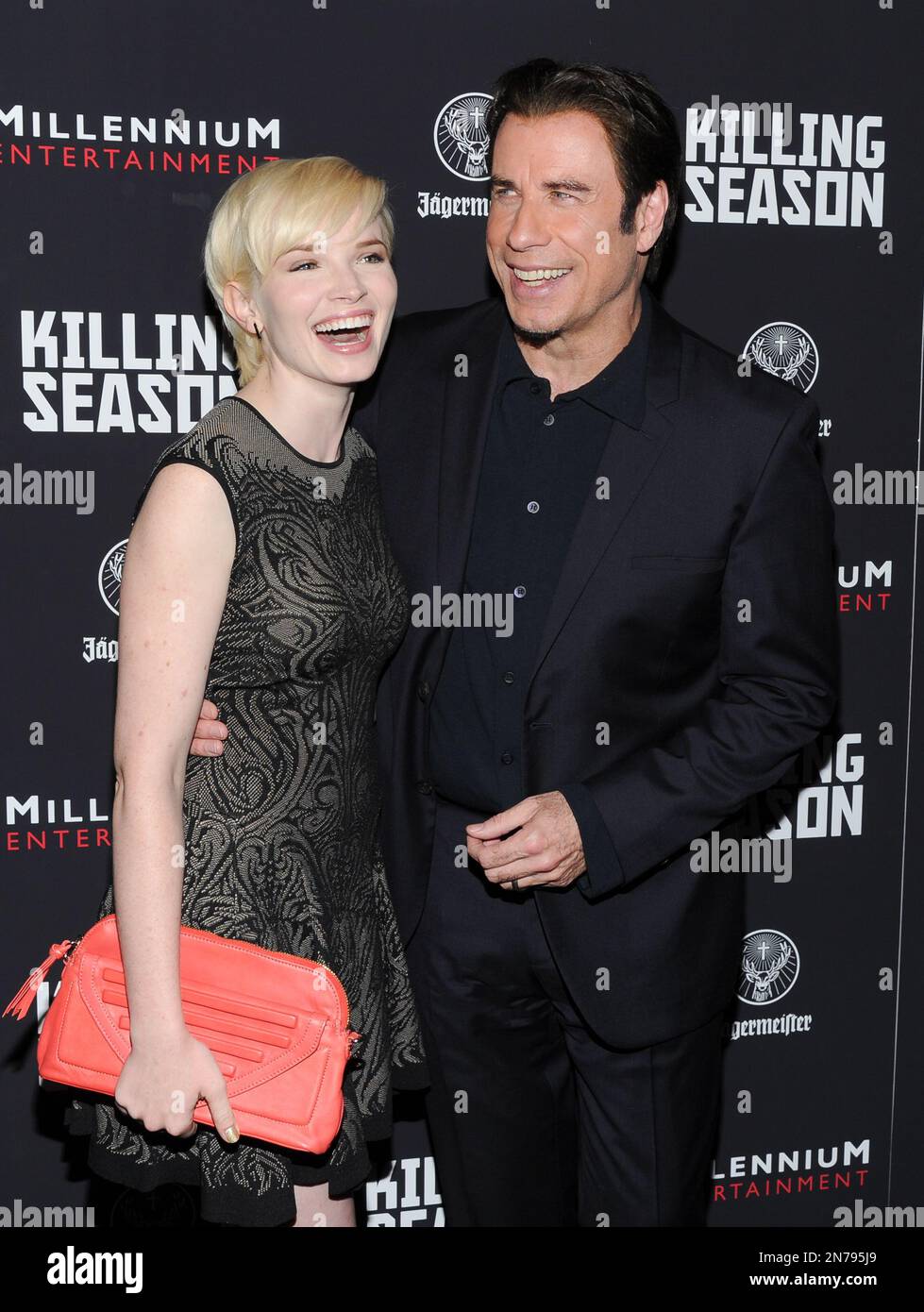 Actress Elizabeth Olin and actor John Travolta attend a special ...