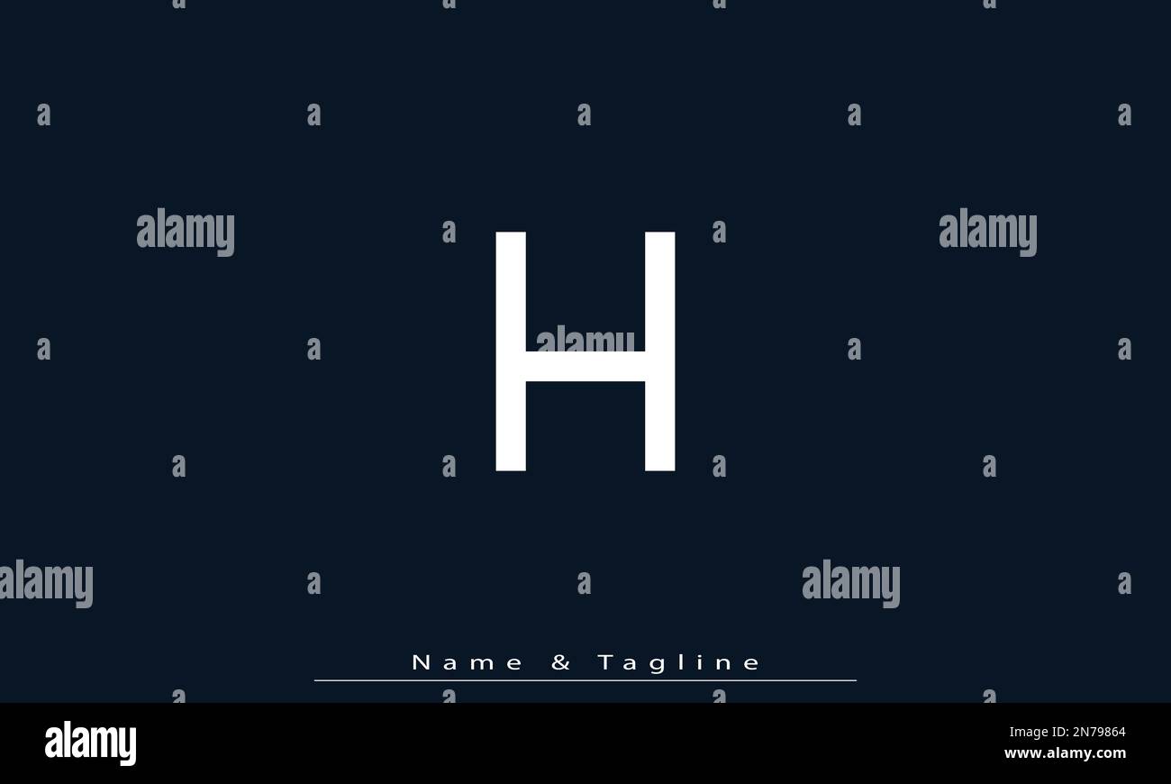 Alphabet letters Initials Monogram logo H Stock Vector Image & Art - Alamy