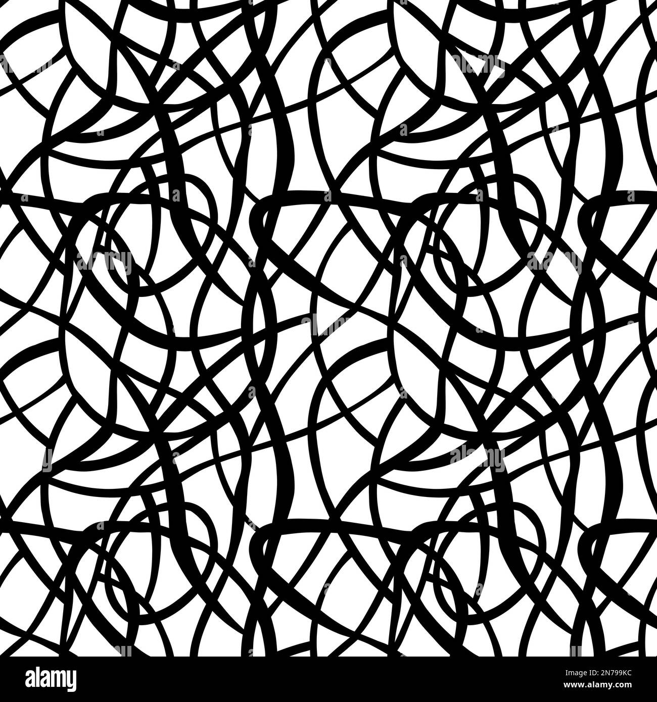 Abstract wave seamless stripes ribbons pattern for wrapping paper and ...