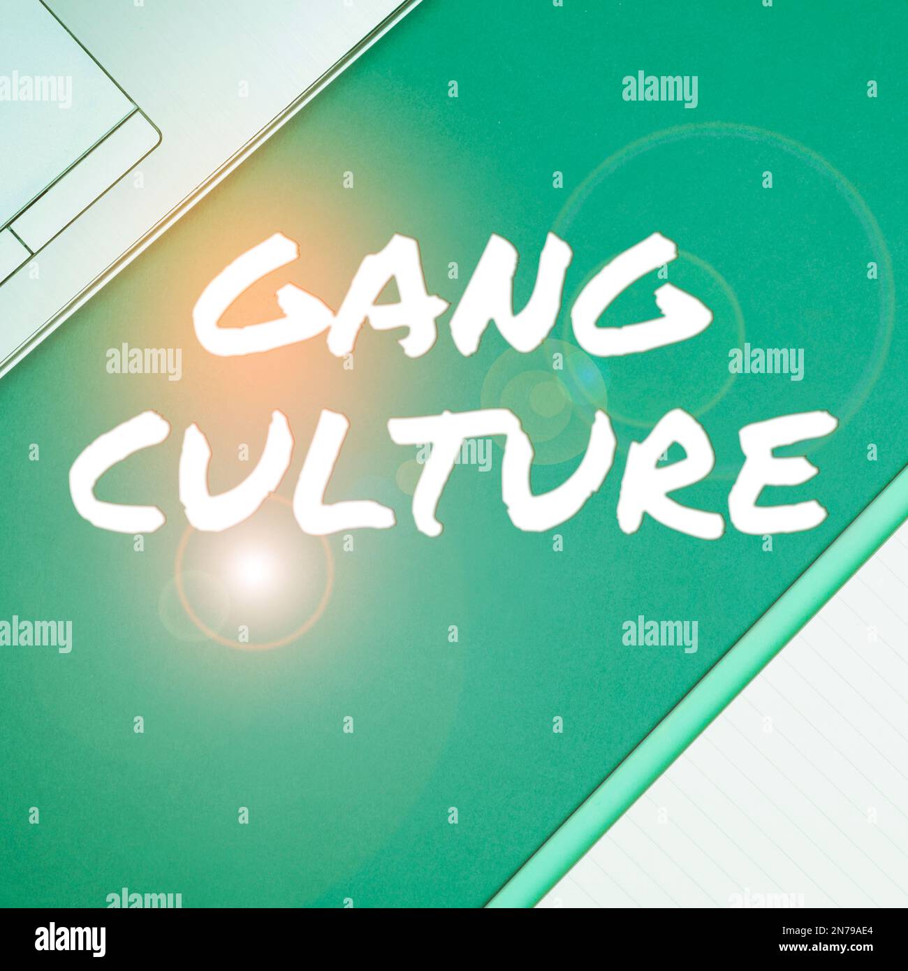 Sign displaying Gang Culture. Business approach particular organization ...