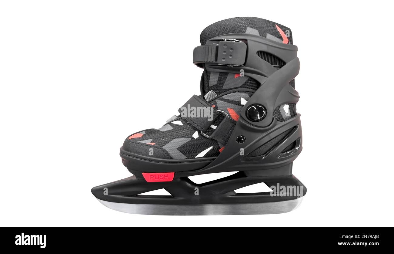 Ice skates Isolated on white background. Winter sports outdoor activity ...