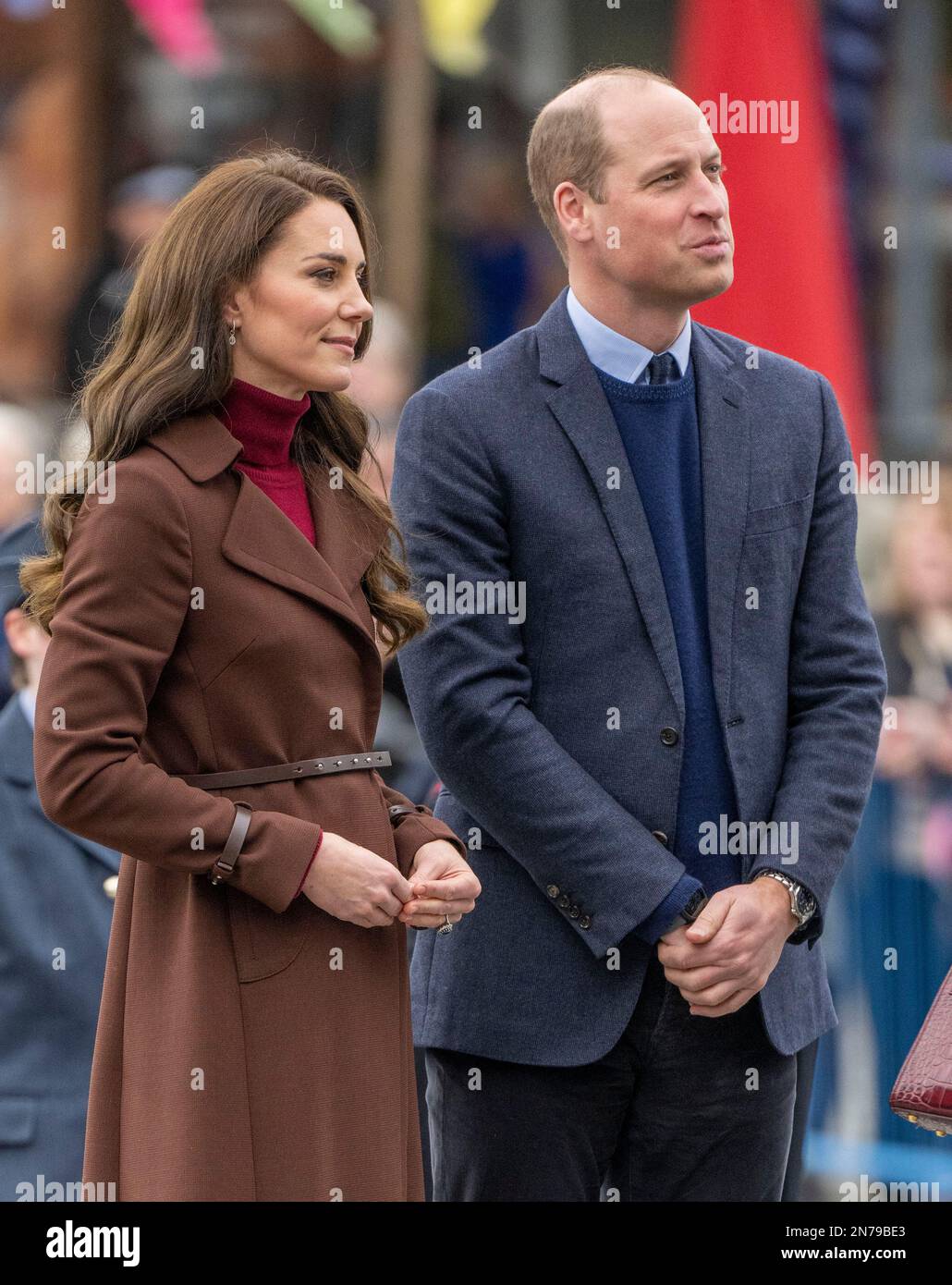 Falmouth, England. UK. 09 February, 2023. Prince William, Prince of ...