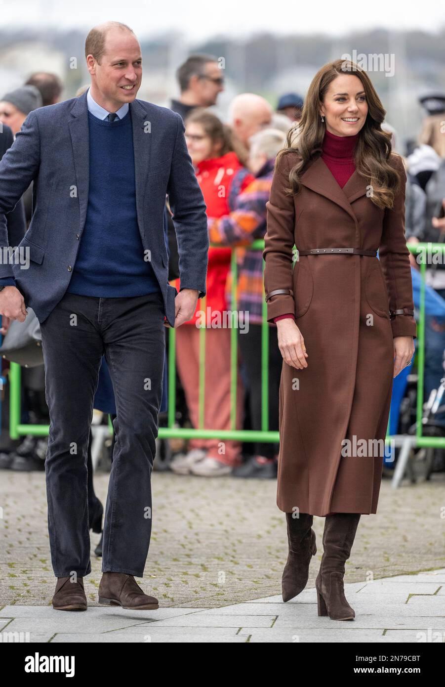 Falmouth, England. UK. 09 February, 2023. Prince William, Prince of ...