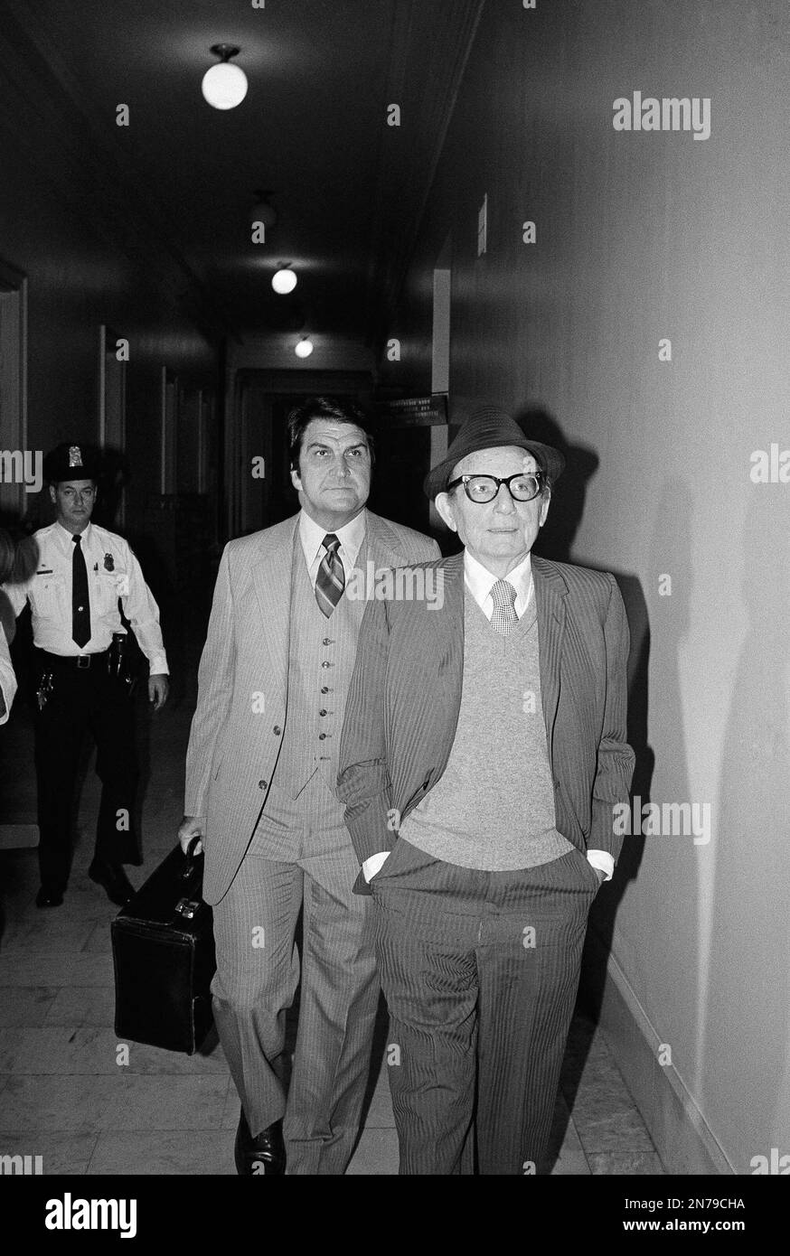 Reputed mobster Santo Trafficante, Jr., and his attorney Henry Gonzalez ...