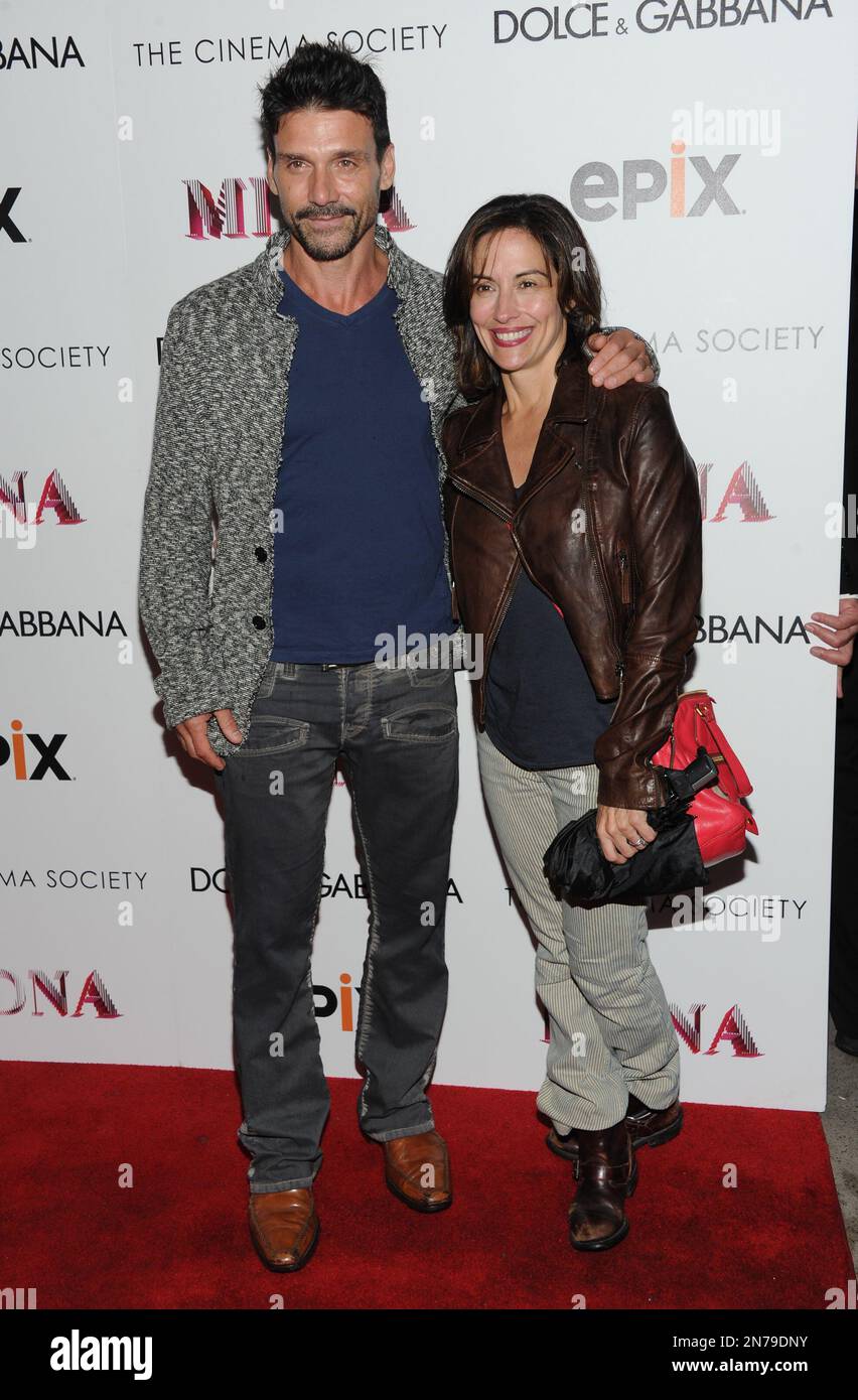 Frank Grillo And Wendy Moniz Wendy Moniz, Frank Grillo — Stock