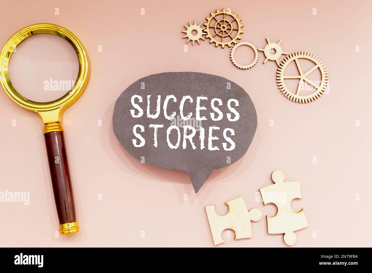 Success story written on blackboard in businessman hands, start new ...