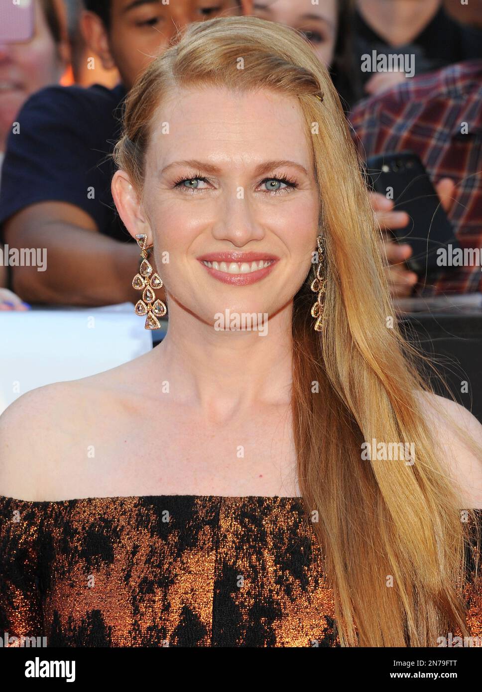 Actress Mireille Enos attends the premiere of "World War Z" in Times Square on Monday, June 17 ...