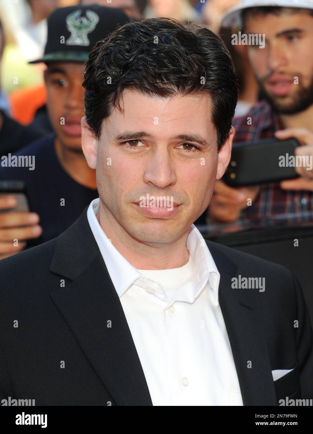 Author Max Brooks attends the premiere of "World War Z" in Times Square ...