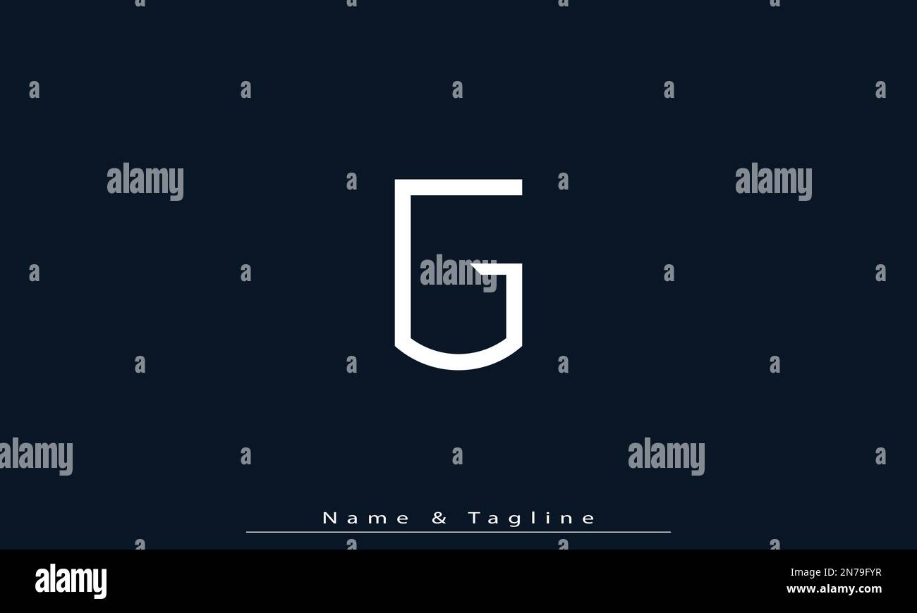 Alphabet letters Initials Monogram logo G Stock Vector Image & Art - Alamy