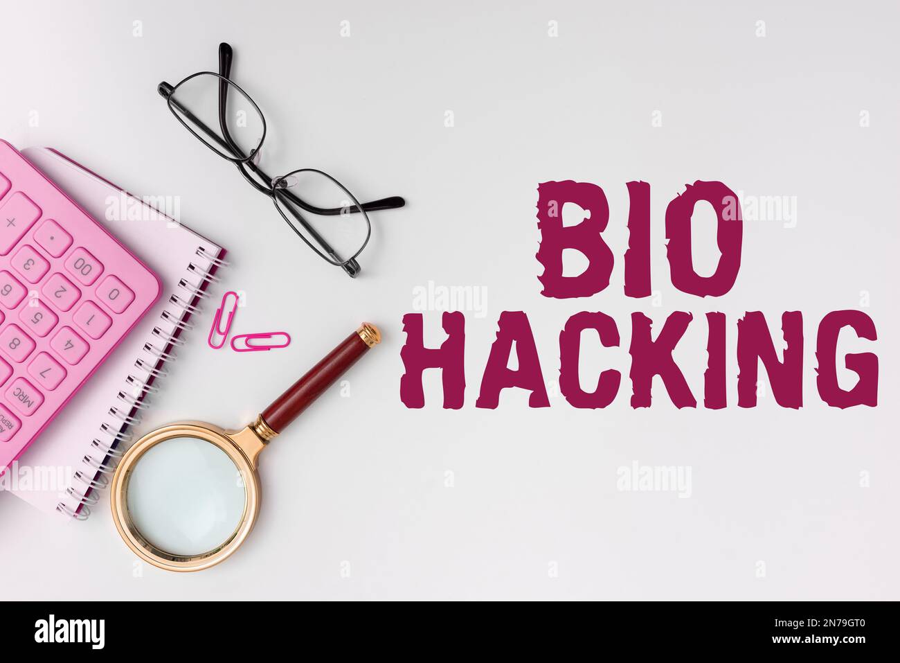Text sign showing Bio Hacking. Conceptual photo exploiting genetic ...