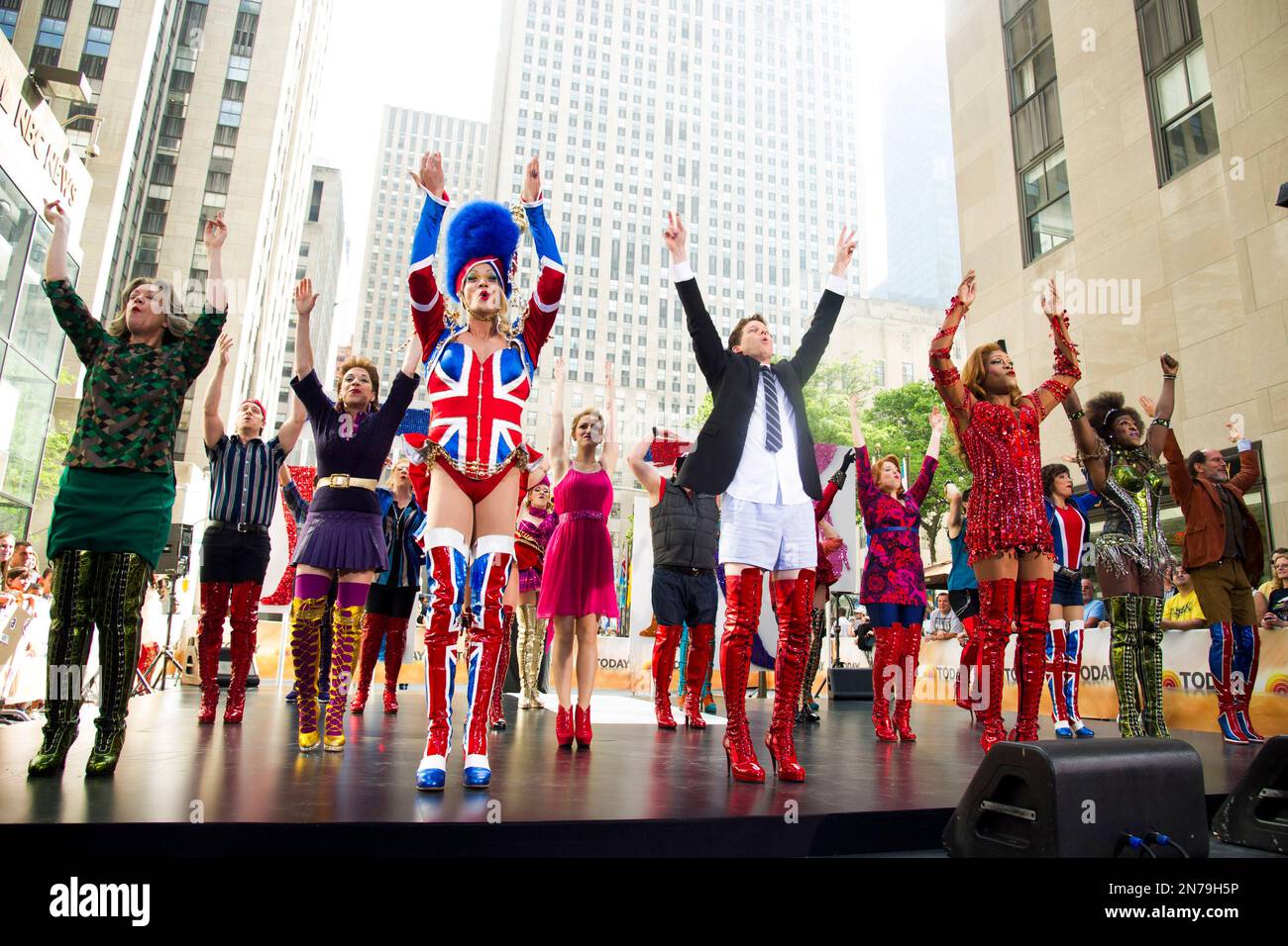 The cast of Broadway's "Kinky Boots" performs on NBC's "Today" show on ...