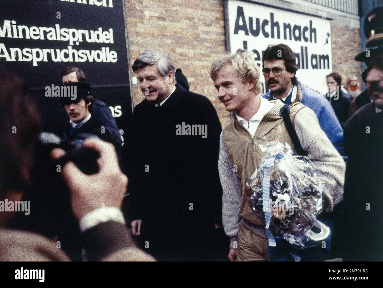 Peter Angerer after arriving in Munich, Germany on Feb. 21, 1984. He ...