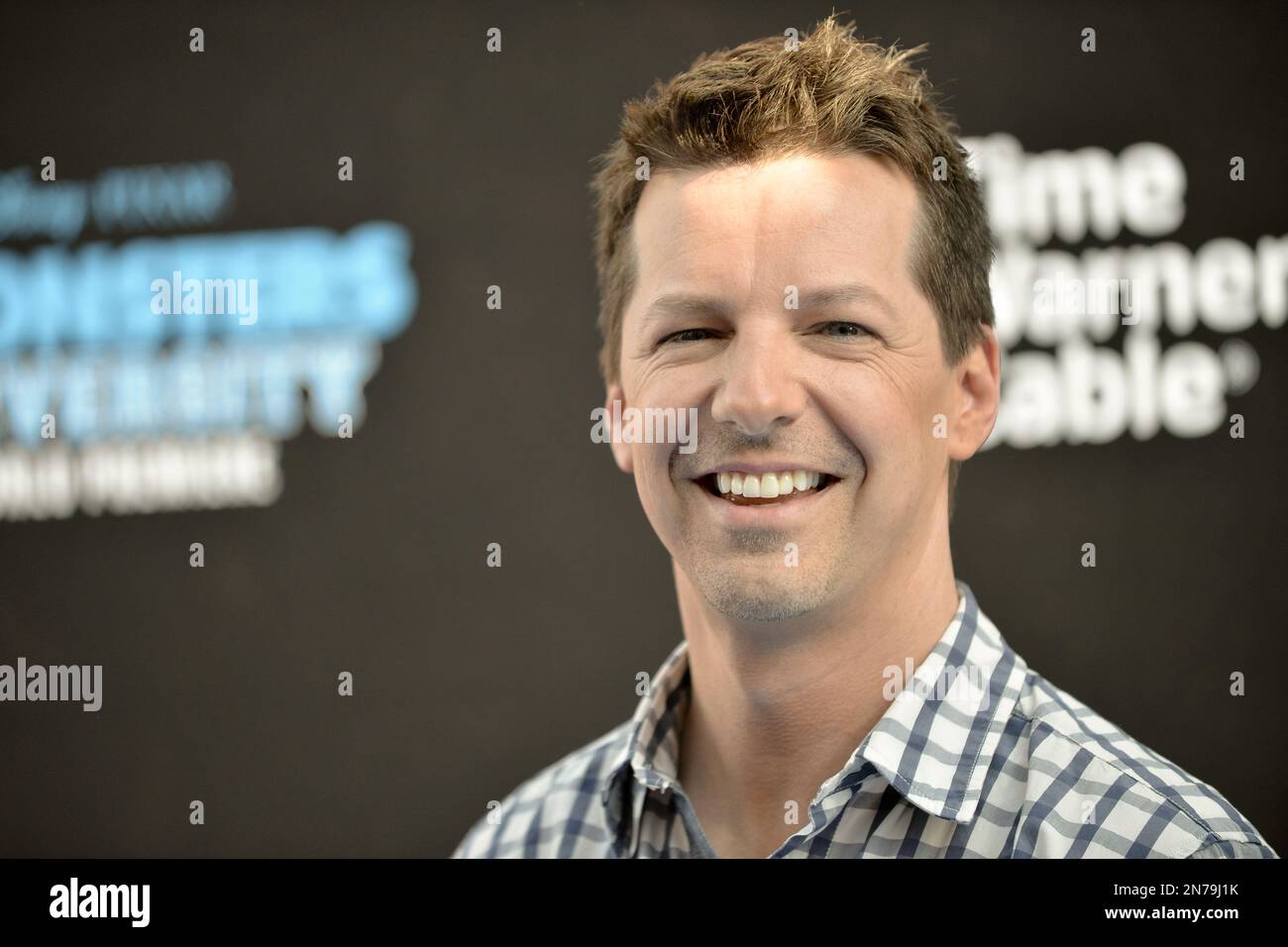 Sean Hayes arrives at the LA premiere of "Monsters University" at the ...