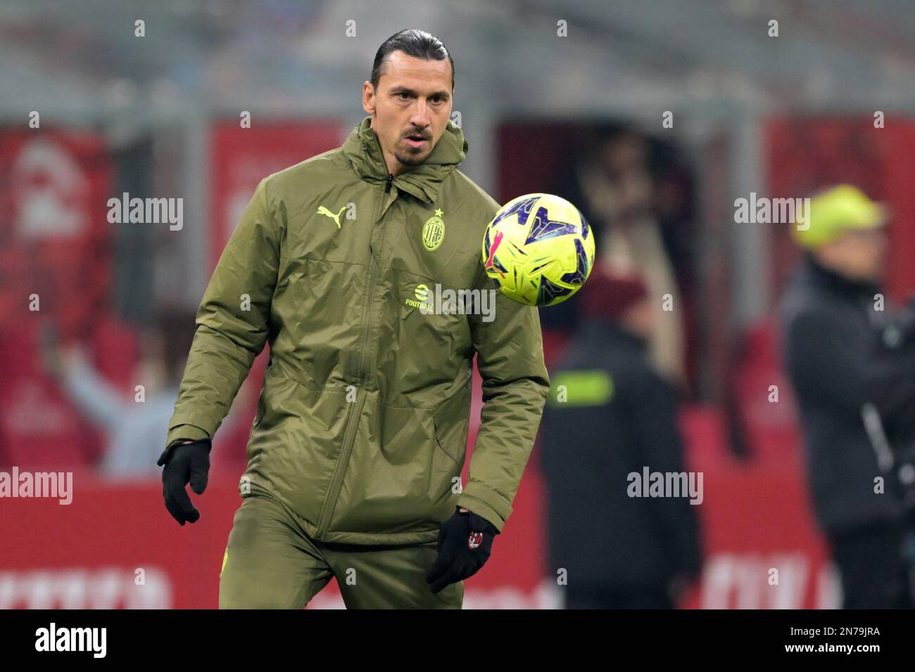 MILAN - Zlatan Ibrahimovic of AC Milan during the Italian series A ...