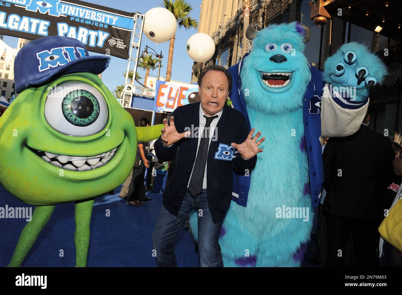 Billy Crystal arrives at the world premiere of "Monsters University" at ...