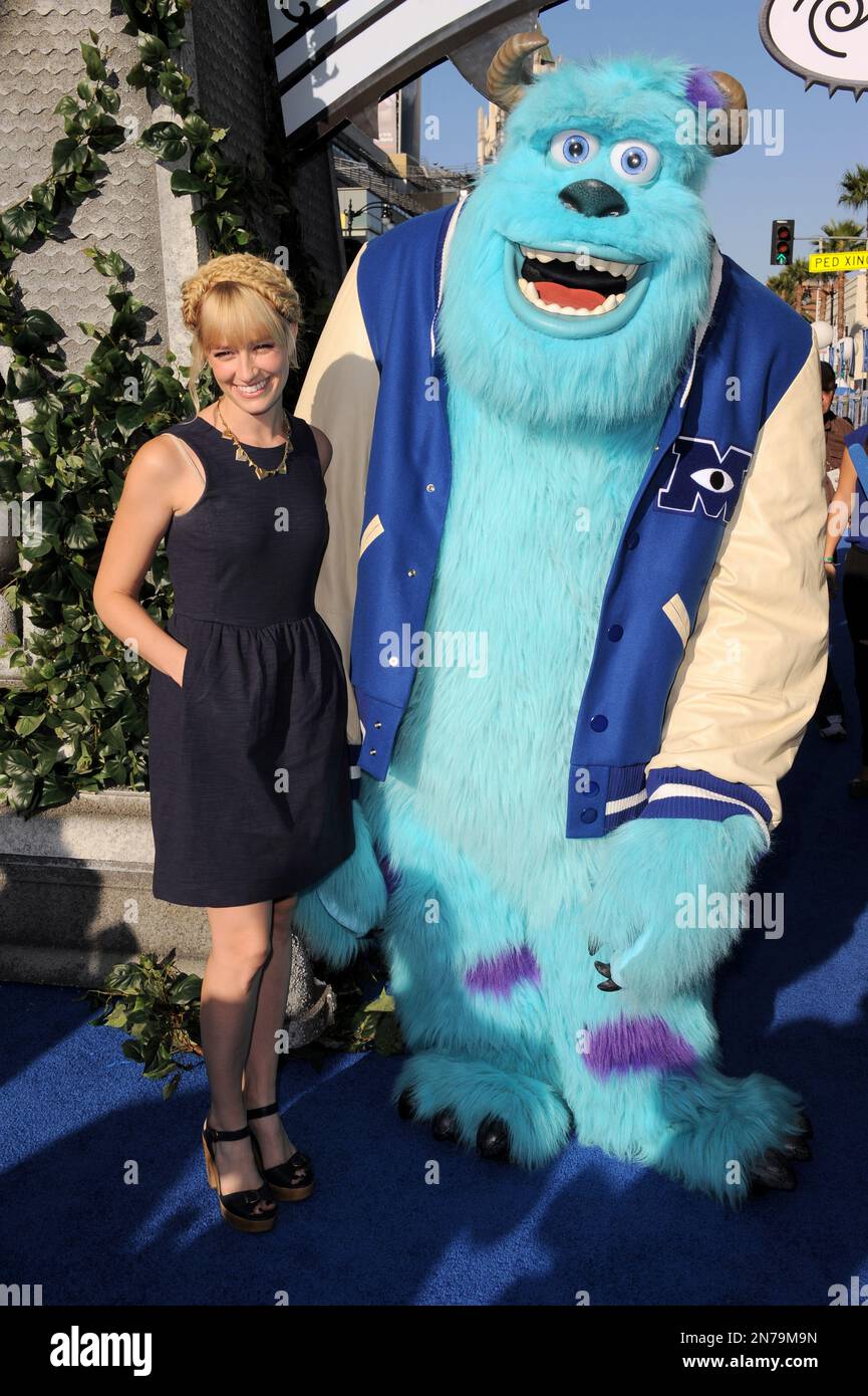 Beth Behrs arrives at the world premiere of "Monsters University" at ...