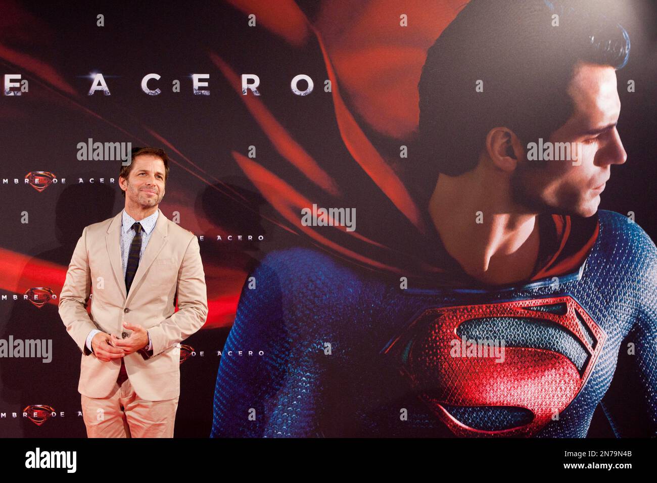 Director Zack Snyder attends spanish premiere of the film 'Man of Steel ...