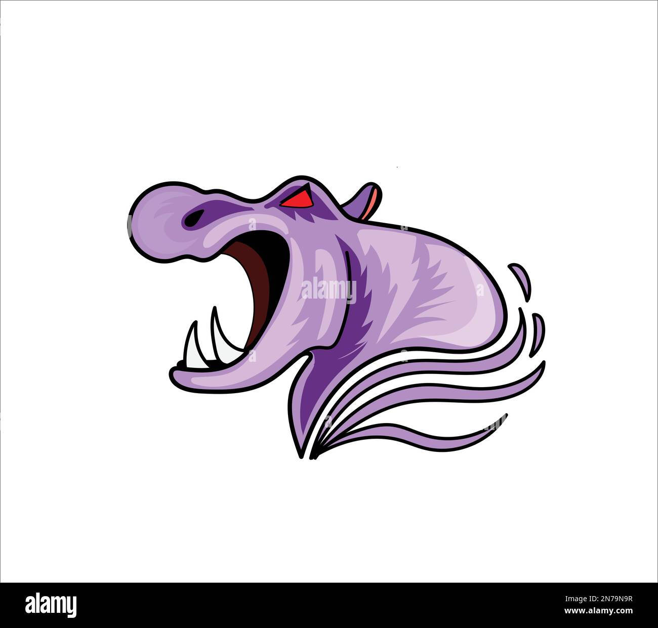 Hippo mascot vector Stock Vector Image & Art - Alamy