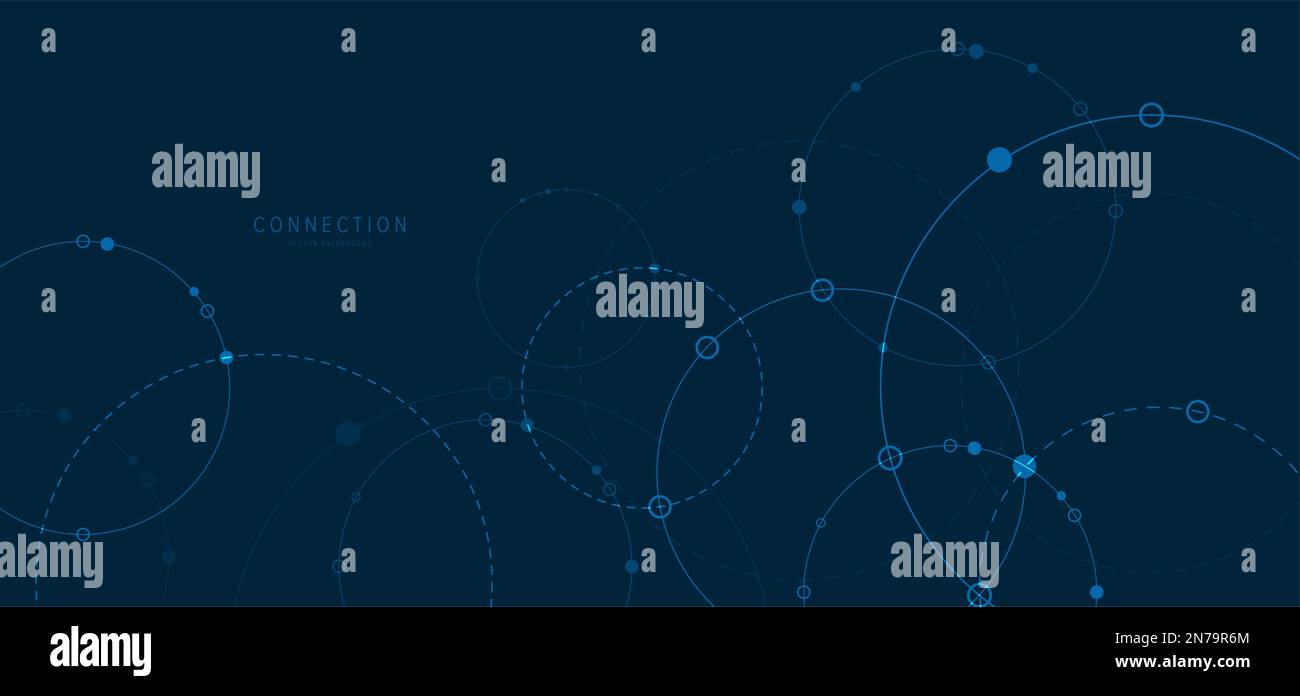 Network background. Connections with points, lines, and people icons ...