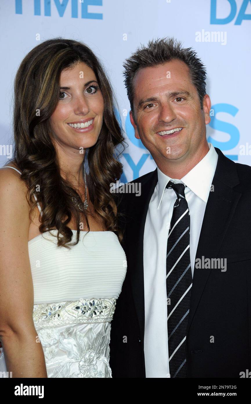 Jim Sears, at right, and his wife, Martha Sears, arrives at the CBS ...