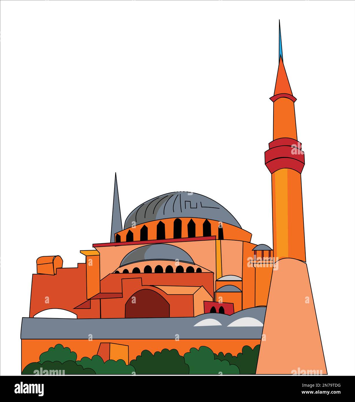 Hagia sophia Stock Vector Images - Alamy