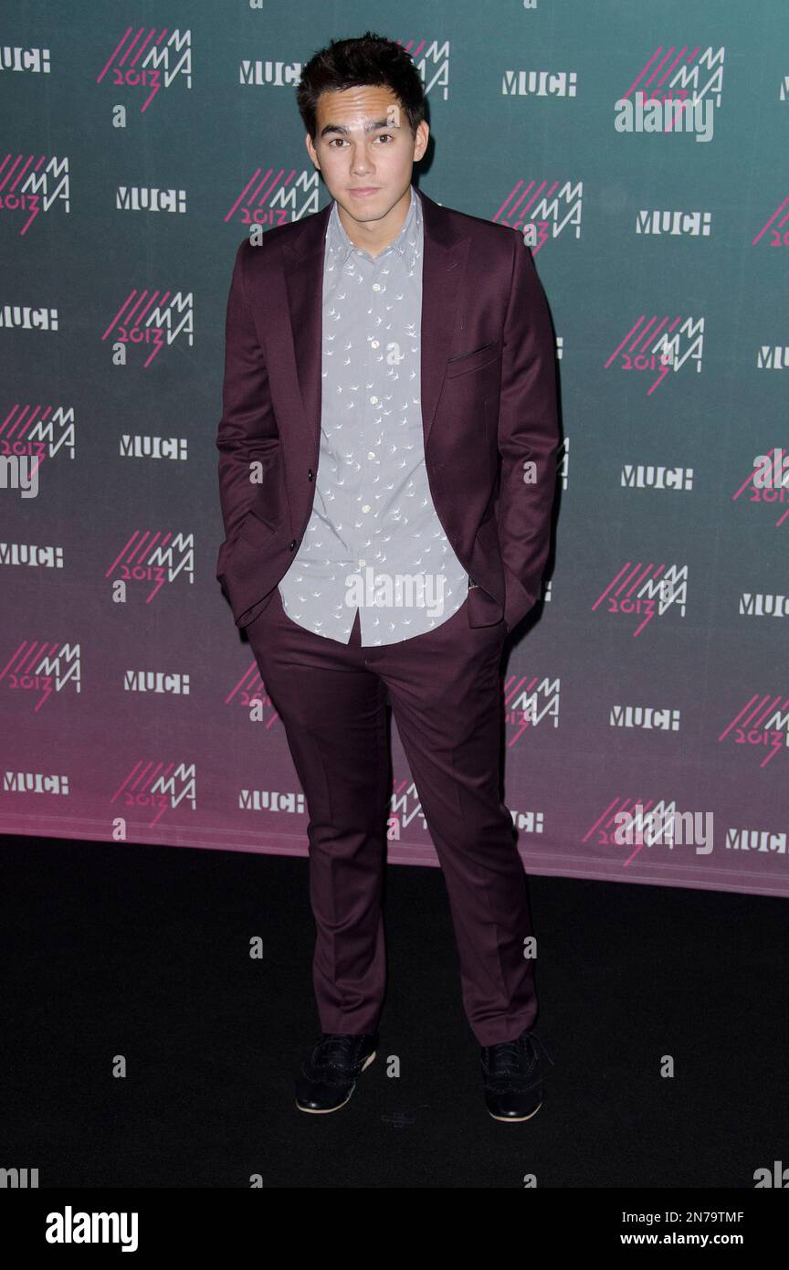 Tyler Shaw poses for a picture in the Press Room during the 2013 ...