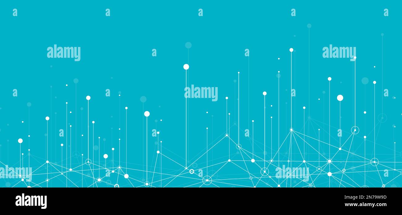 Big data visual information background. Social network concept ...