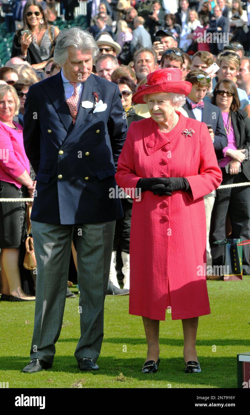 Arnaud Bamberger of Cartier UK and HM the Queen Elisabeth II at the ...