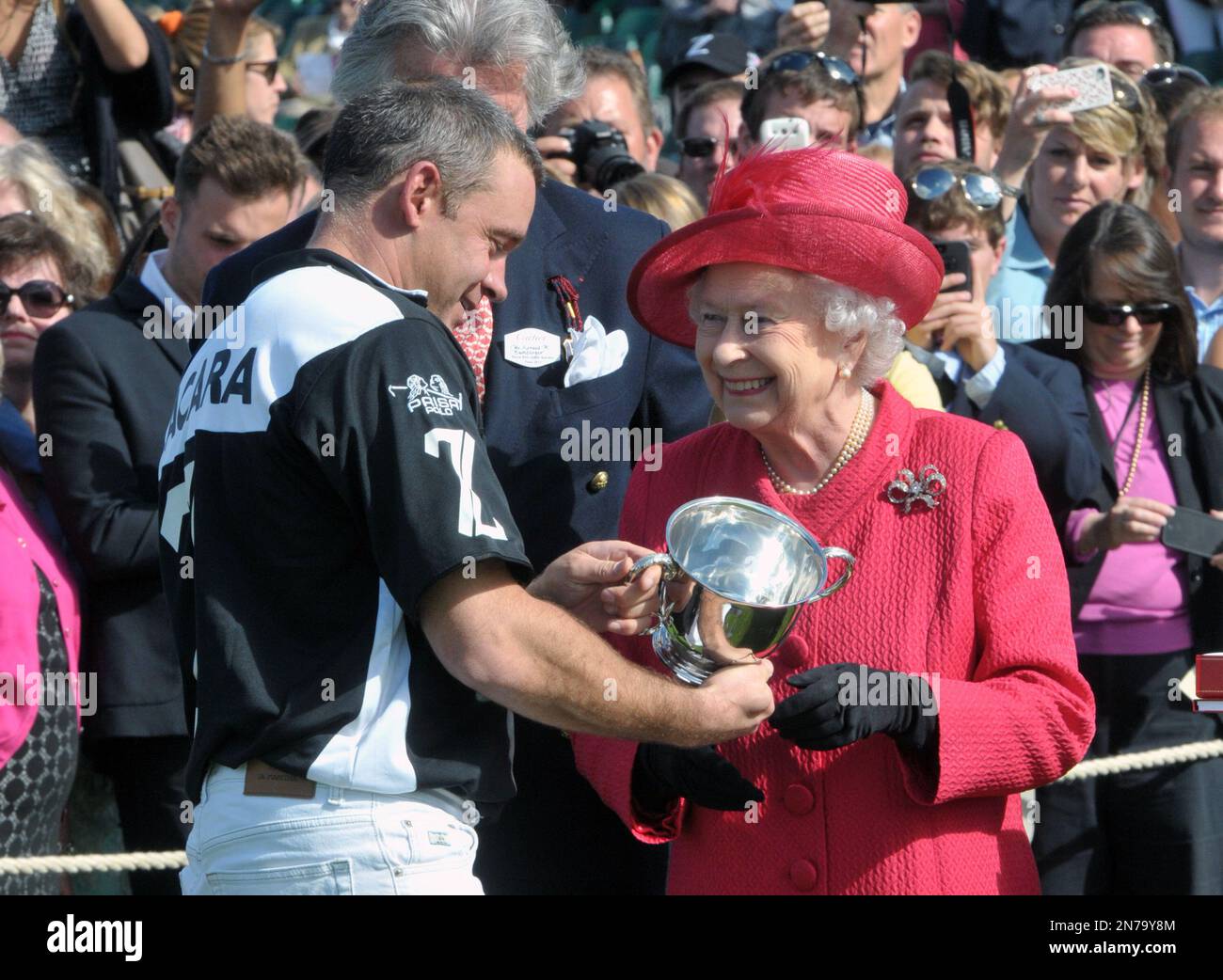 Arnaud Bamberger of Cartier UK and HM the Queen Elisabeth II at the ...