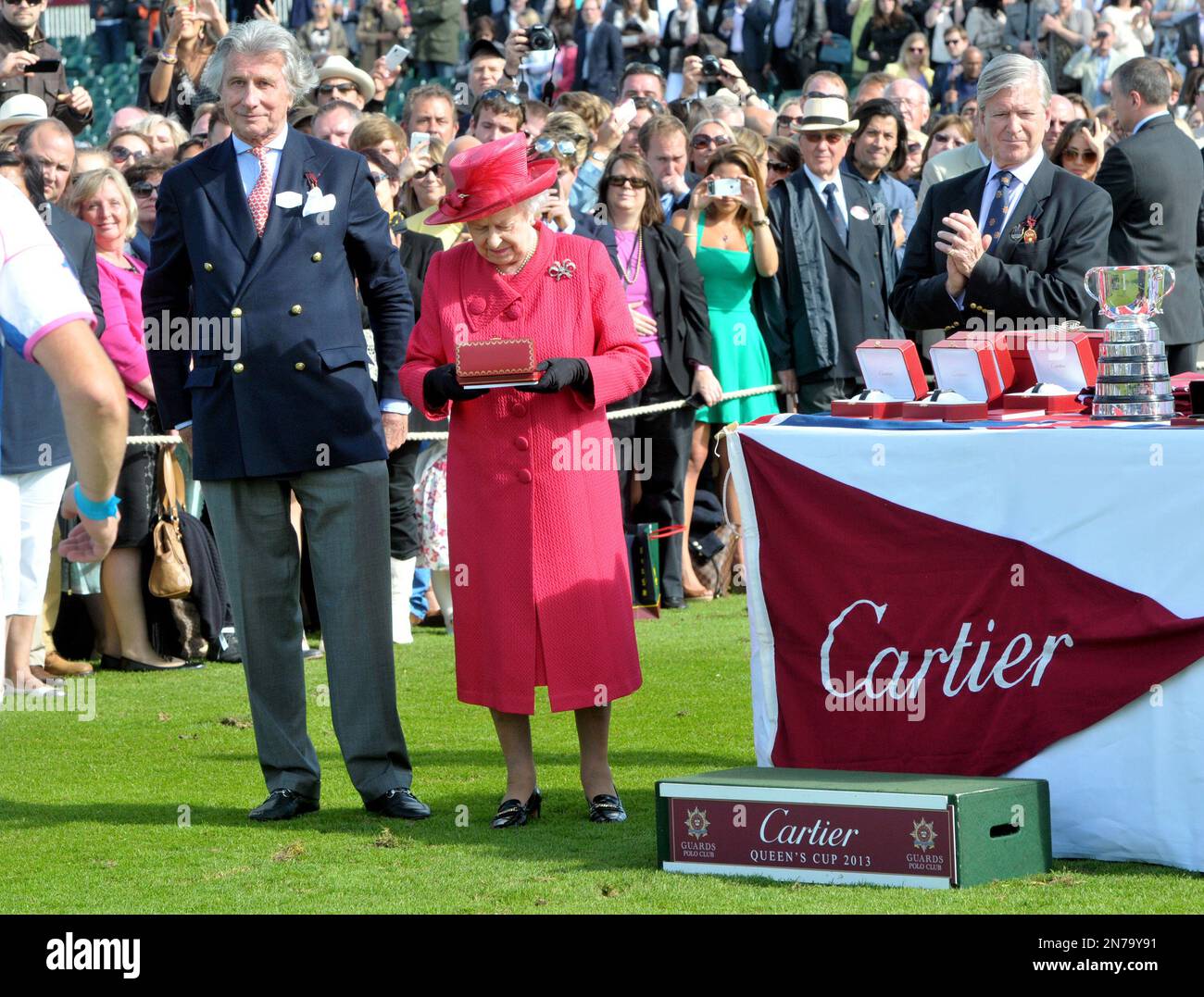 Arnaud Bamberger of Cartier UK and HM the Queen Elisabeth II at the ...