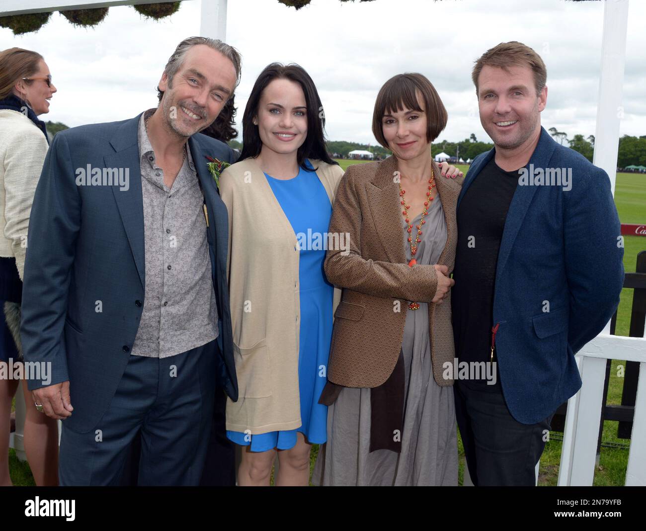 John Hannah, Duffy, Joanna Roth and guest at Cartier Queen's Cup held ...