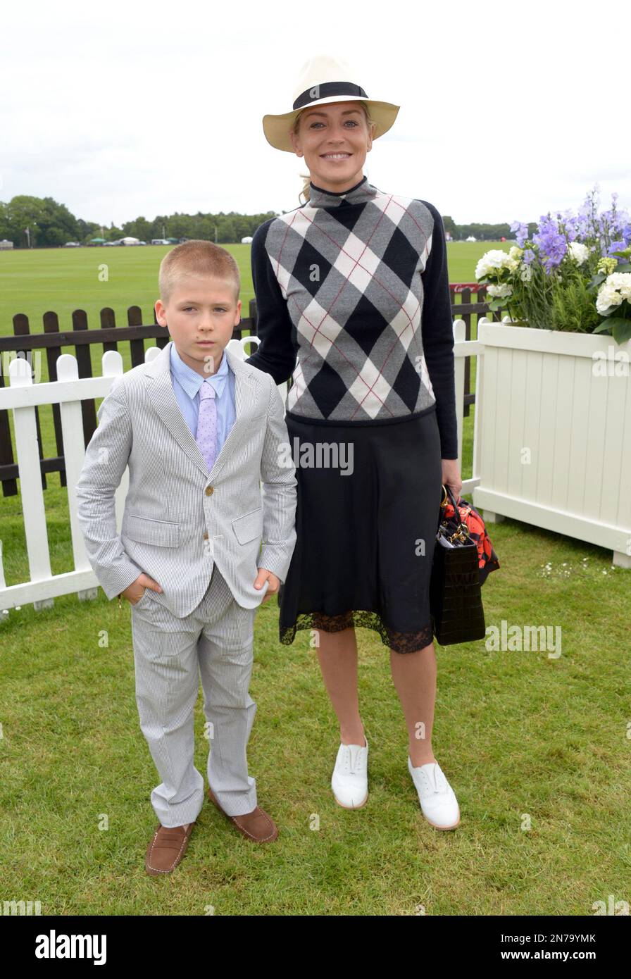 Roan Joseph Bronstein and his mother Sharon Stone at Cartier Queen's ...