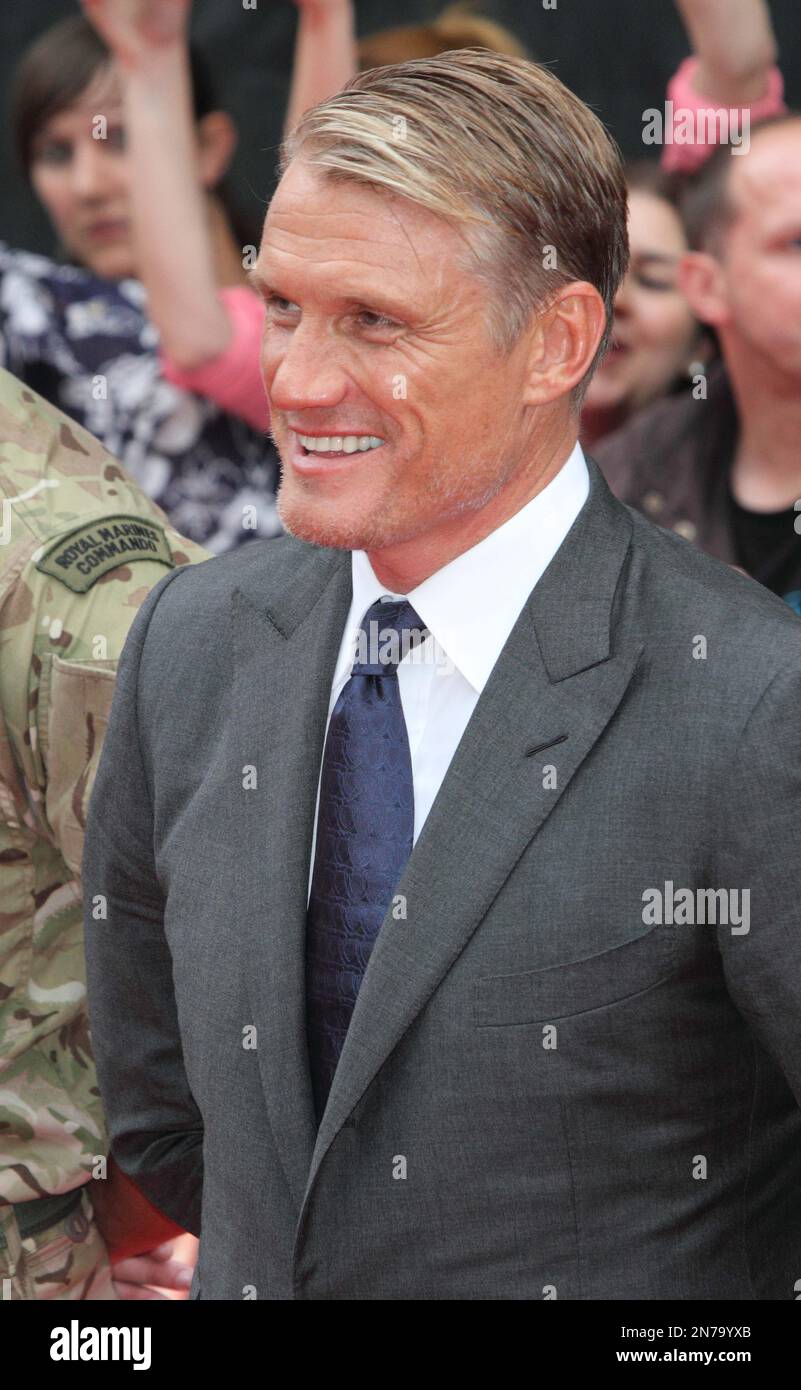 London. UK. Dolph Lundgren at the UK Premiere of The Expendables 2 at ...