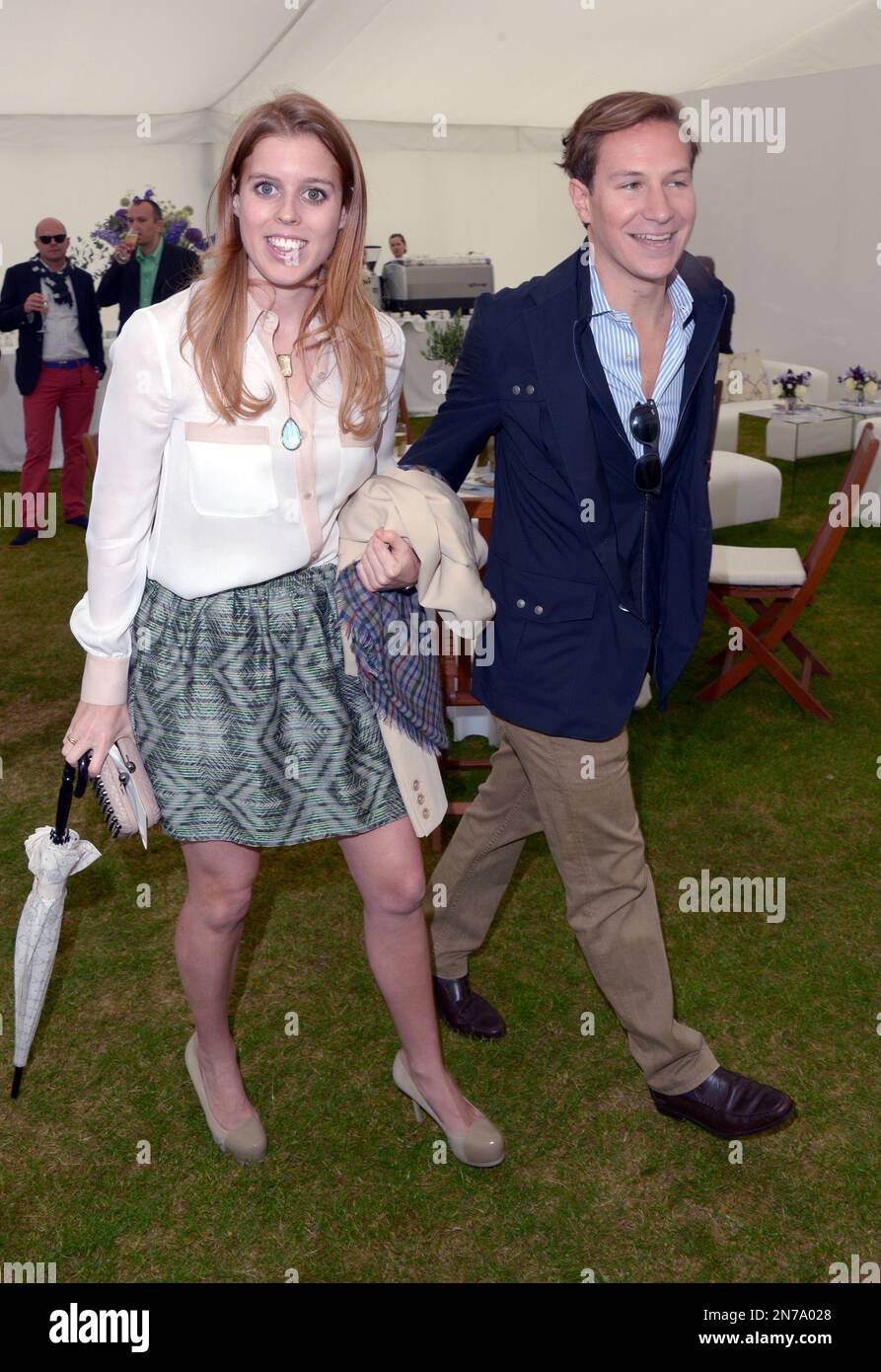 Princess Beatrice of York and Dave Clark attend Cartier Queen's Cup ...