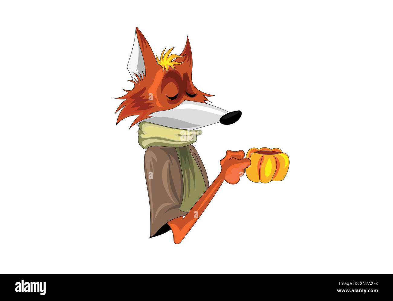 Red hot fox tail Stock Vector Images - Alamy