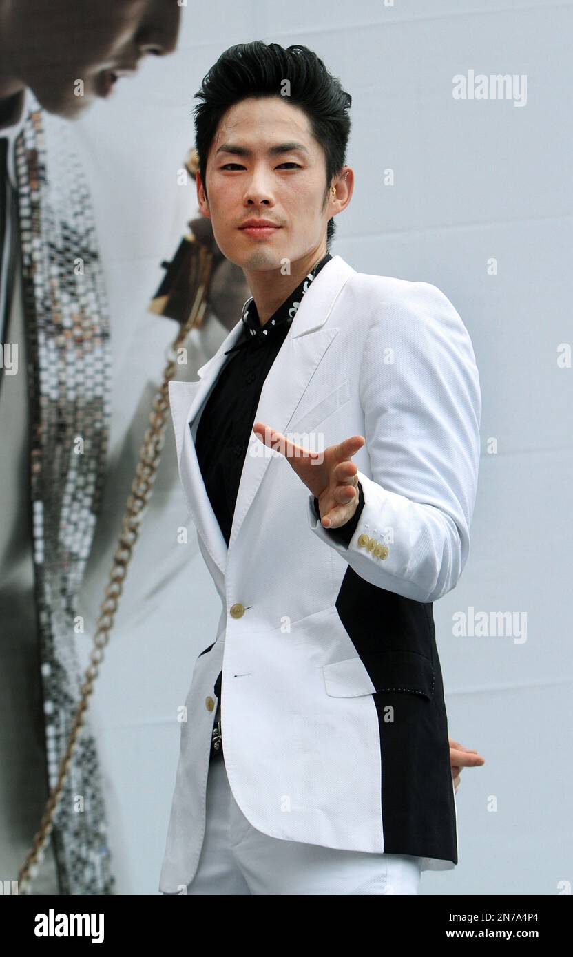 Singer Van Ness Wu poses during an event to promote his new album ...