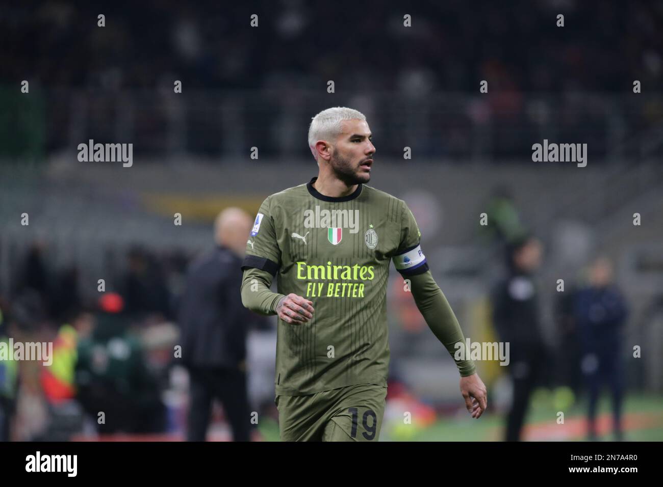 Theo Hernandez of AC Milan during the Italian serie A, football match ...