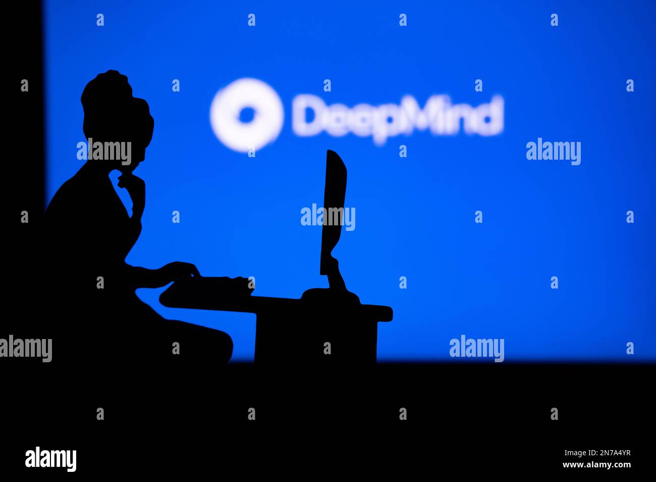 JAPAN, TOKYO. JANUARY 30, 2023: DeepMind from Google. The Future of Technology is Female ...