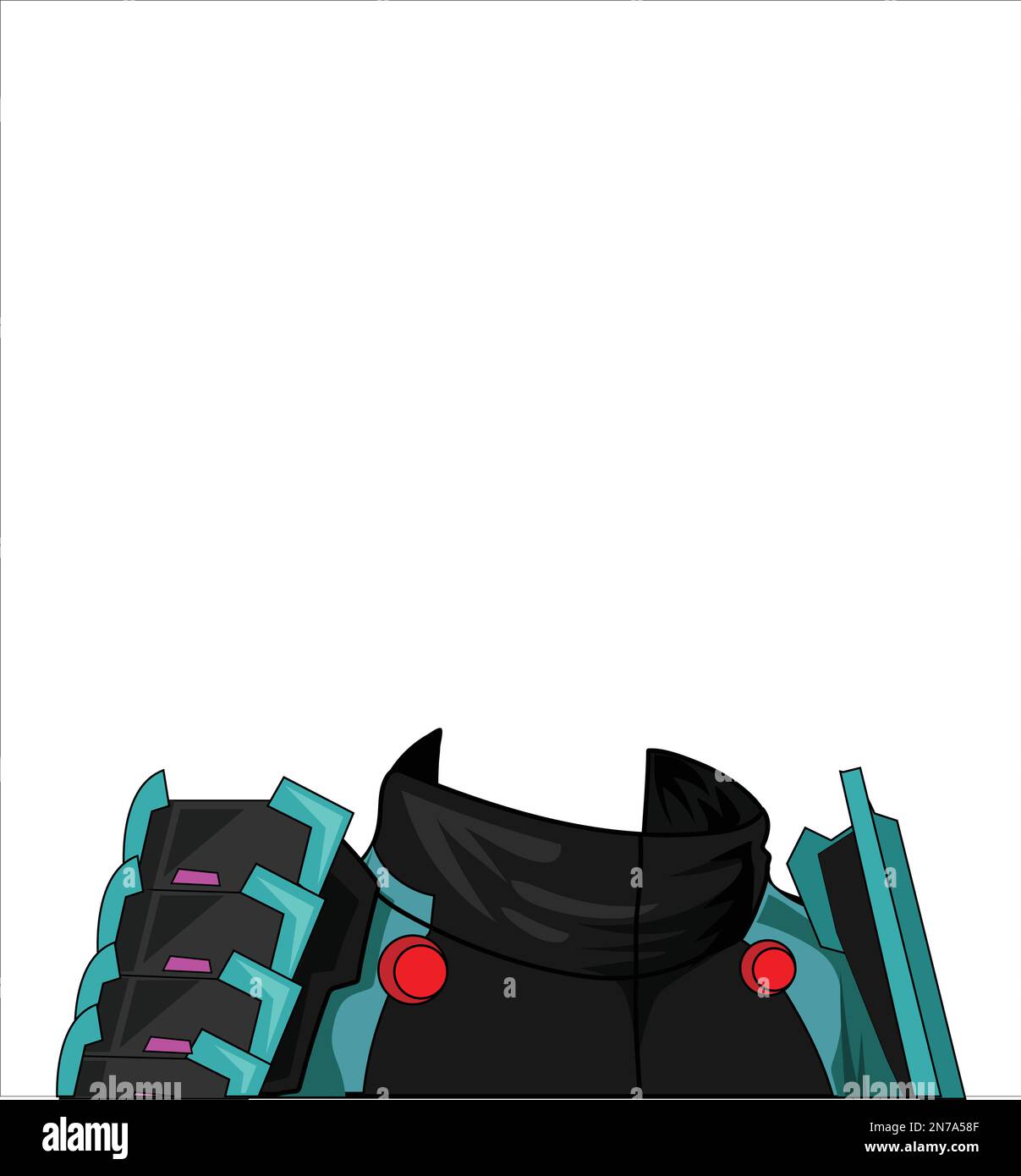 Outfit, accessories, traits, and assets. for your nft Stock Vector ...