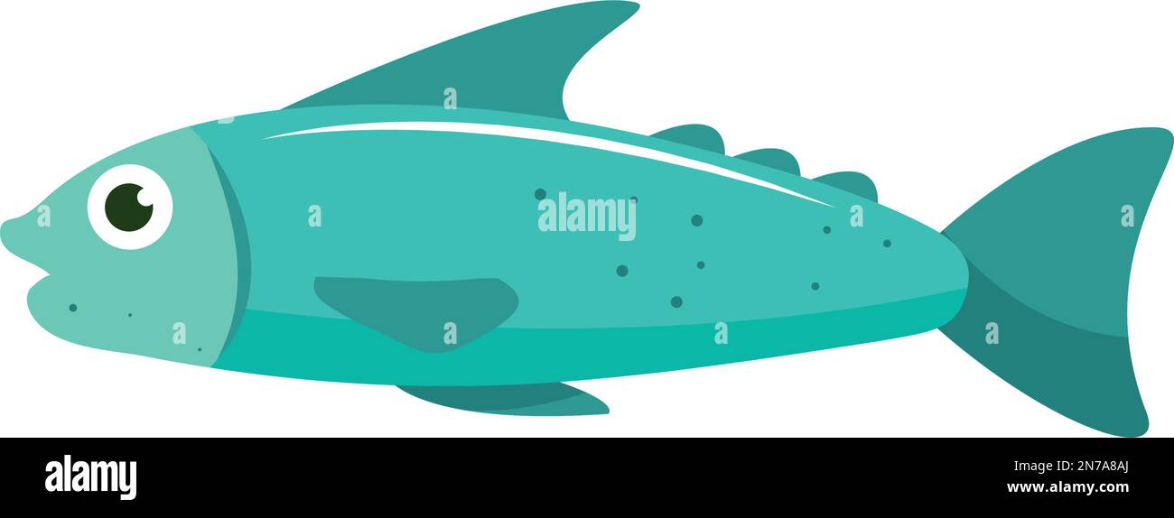 fish on white background Stock Vector Image & Art - Alamy