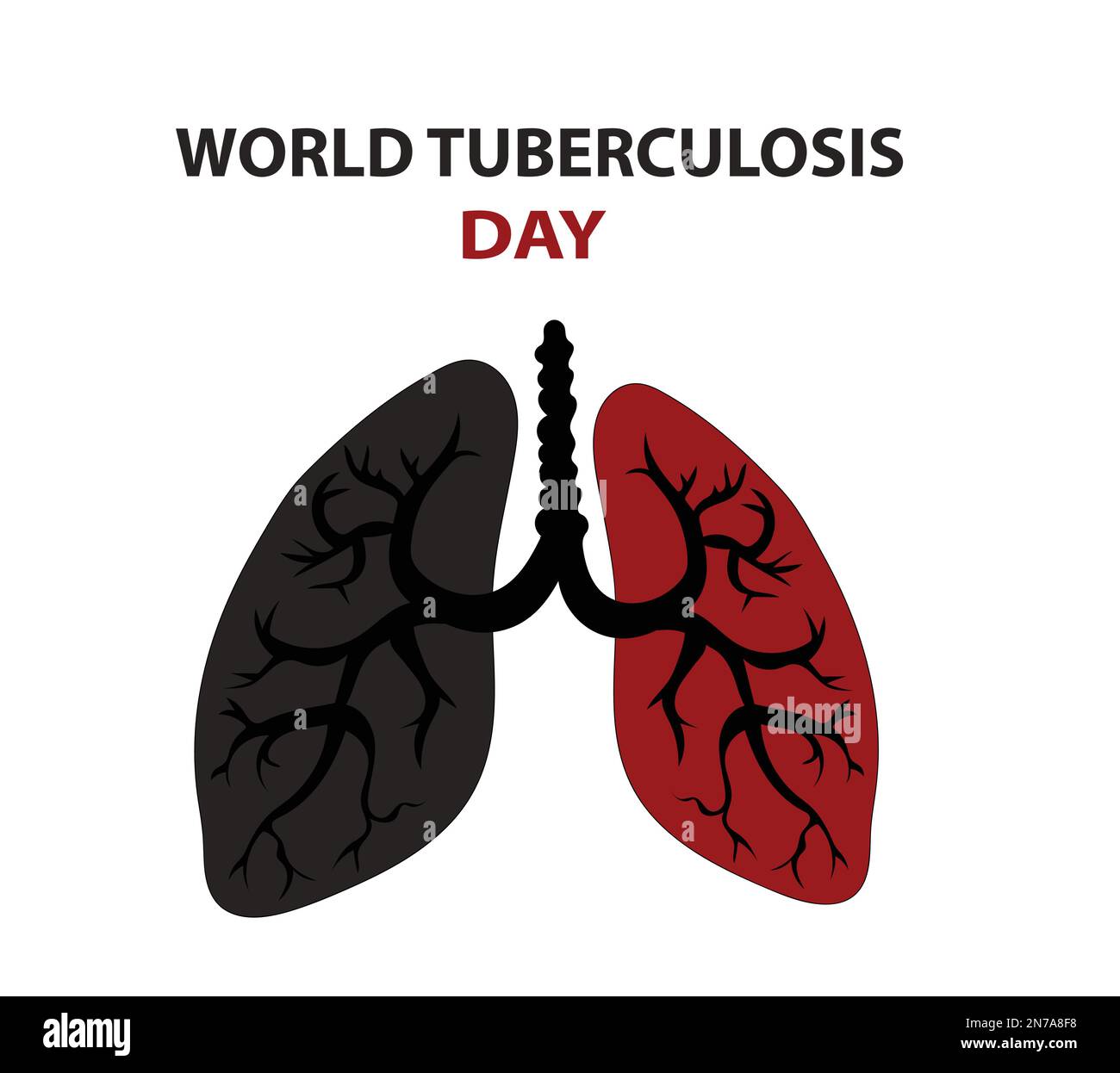 World Tuberculosis day vector illustration on white background Stock ...