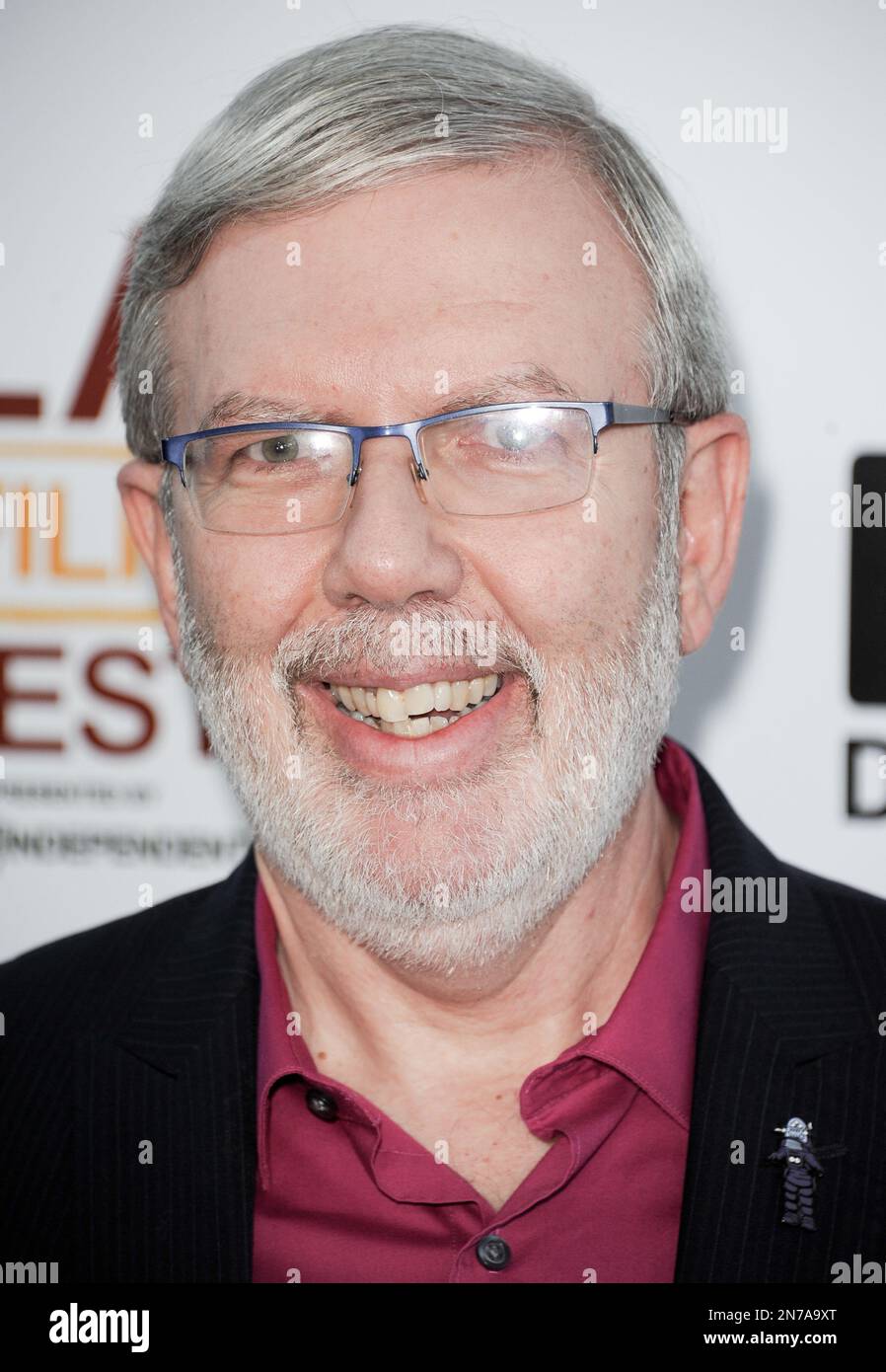 Leonard Maltin arrives at the Los Angeles Film Festival's premiere of ...