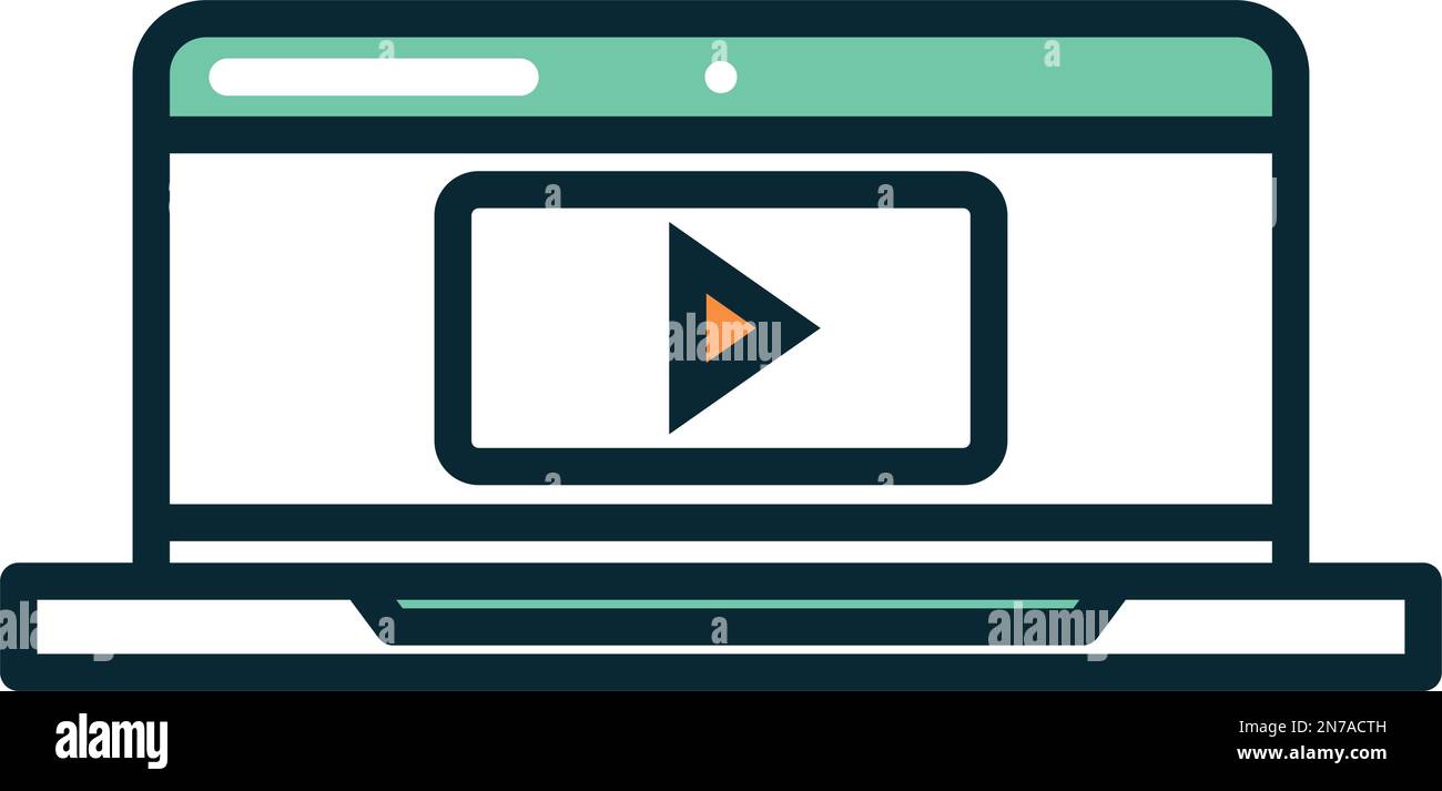 Blogger editing video Stock Vector Images - Alamy