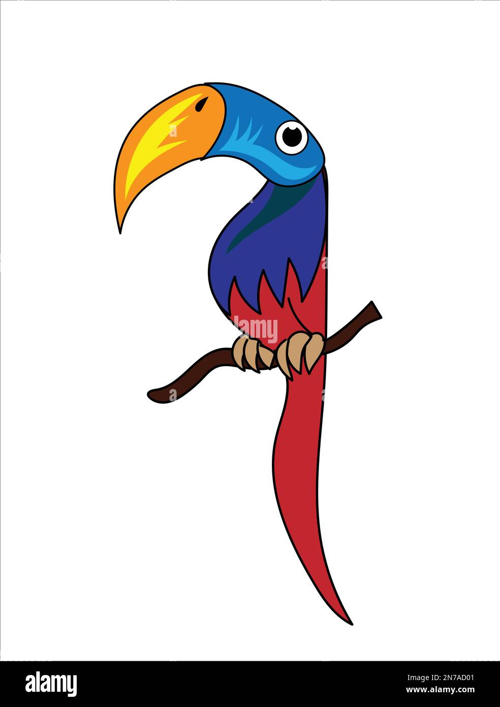 Parrot vector illustration Stock Vector Image & Art - Alamy