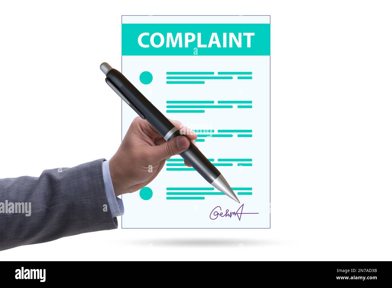 Complaint form complain hi-res stock photography and images - Alamy