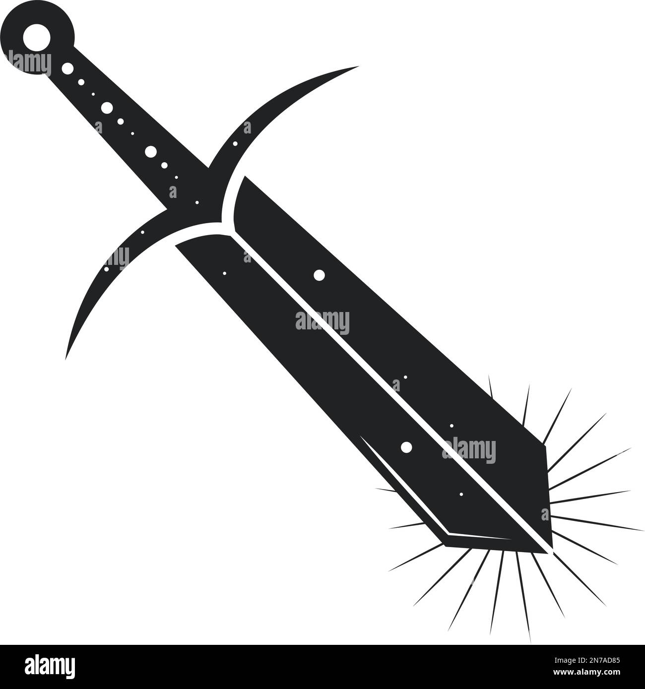 dagger colorless icon Stock Vector Image & Art - Alamy