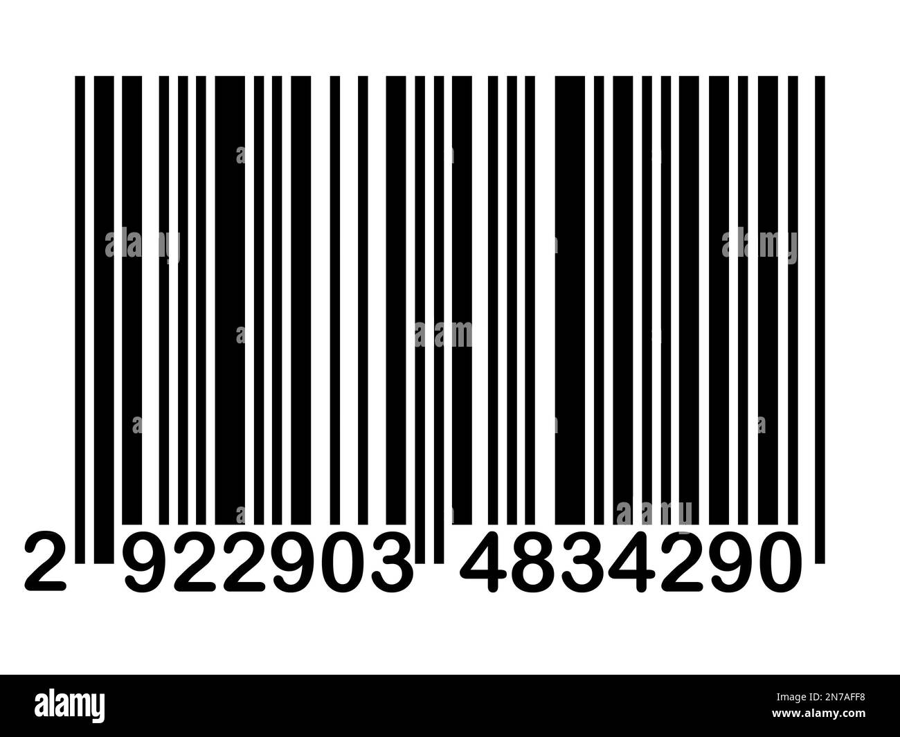 Barcode standard Black and White Stock Photos & Images - Alamy