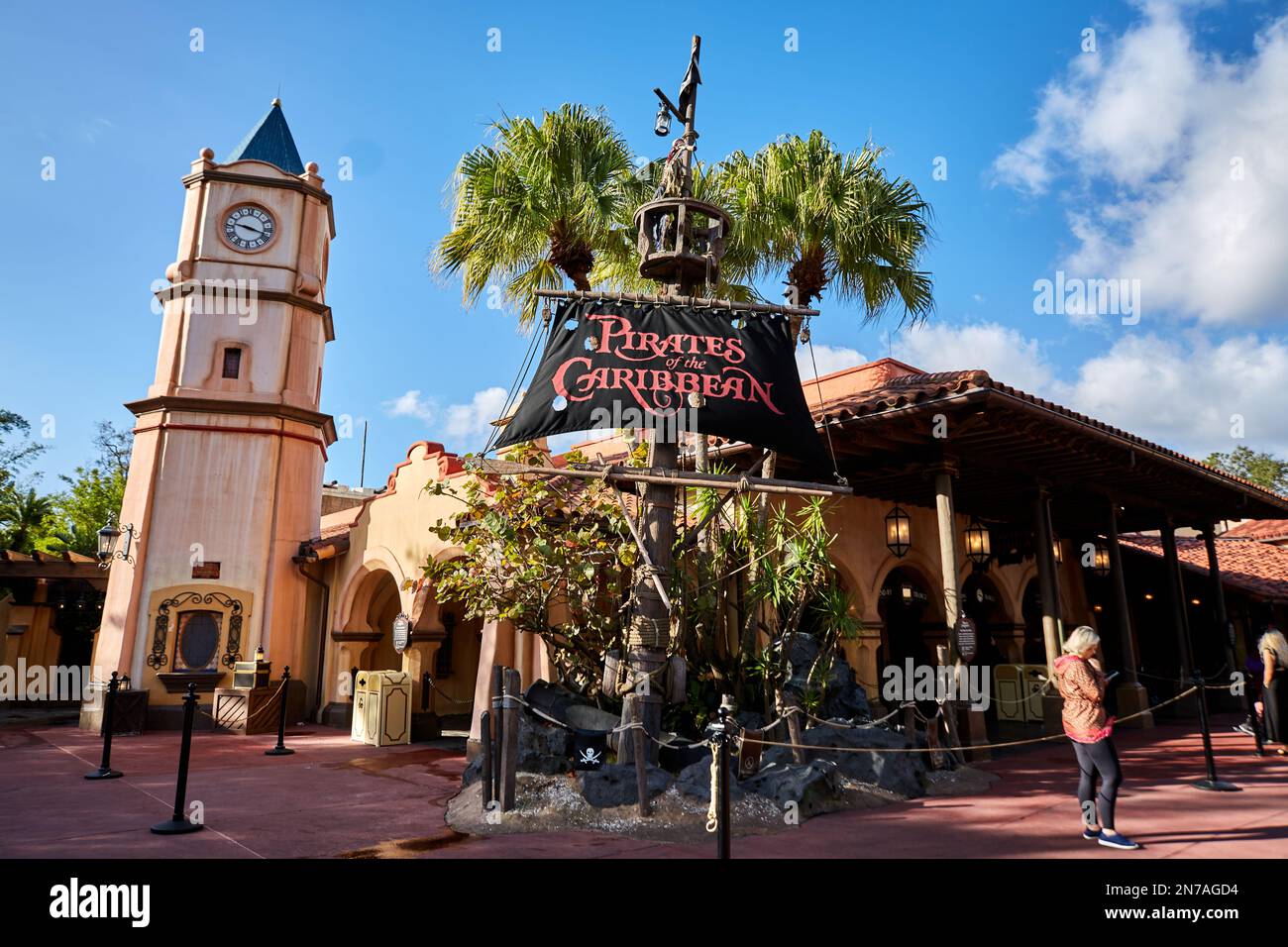 Bay Lake, FL, USA. February 03, 2023: Magic Kingdom weekends walk in ...