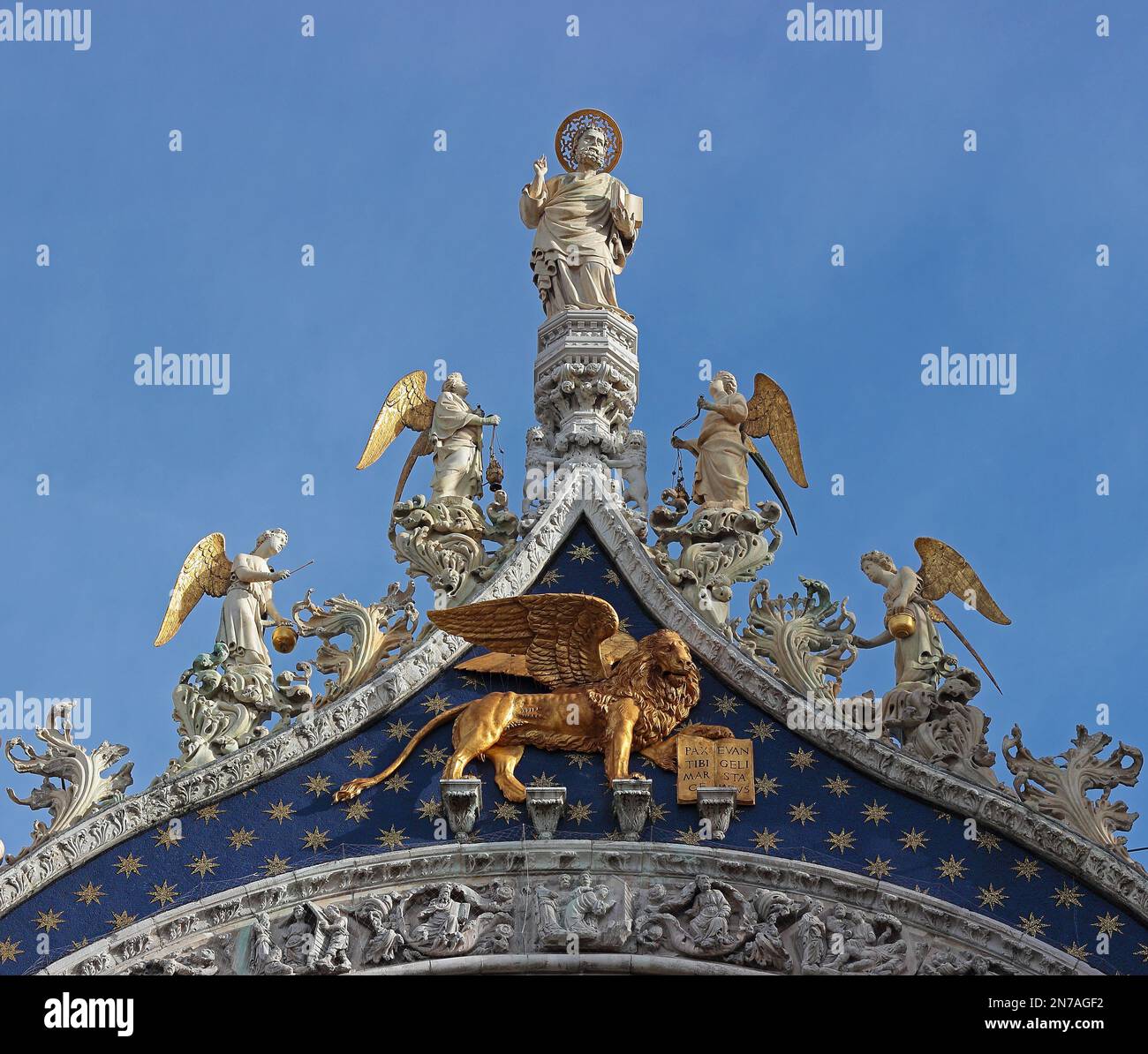 Winged angel mosaic hi-res stock photography and images - Alamy