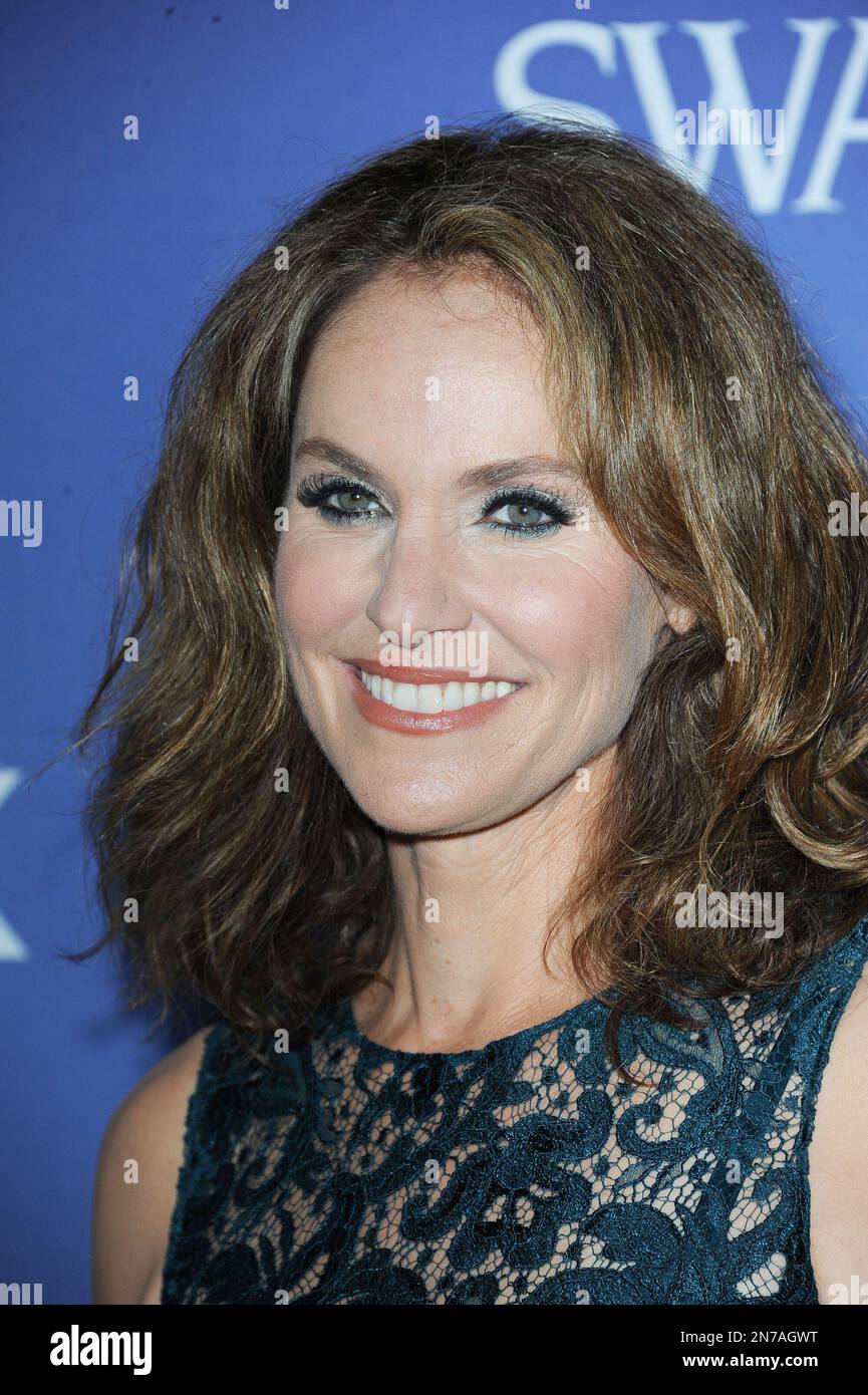 Amy Brenneman arrives at Women in Film's 2013 Crystal + Lucy Awards at ...
